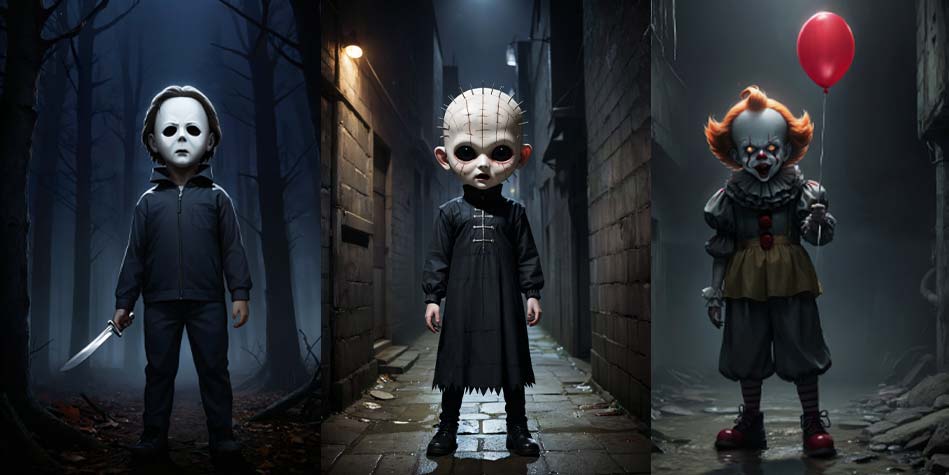 Kid-Friendly Dark Movie Posters - Justin Wiggins